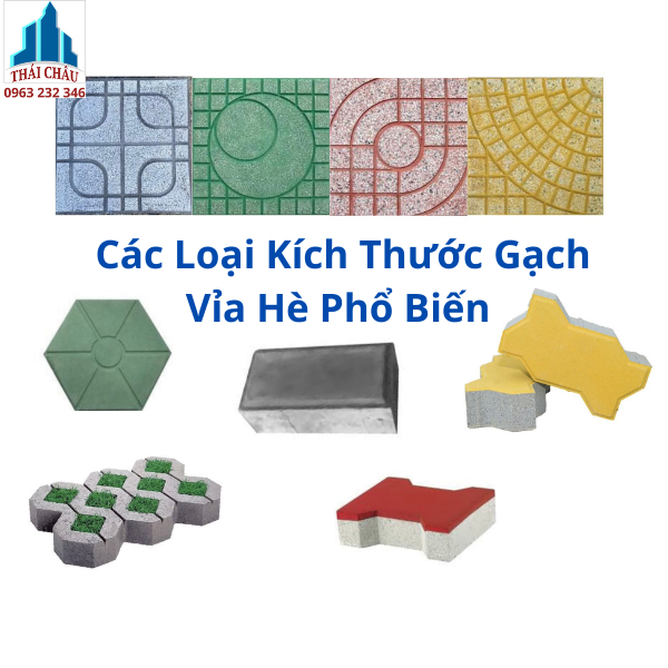 Các Loại Kích Thước Gạch Vỉa Hè Phổ Biến Và Được Ưa Chuộng Nhất