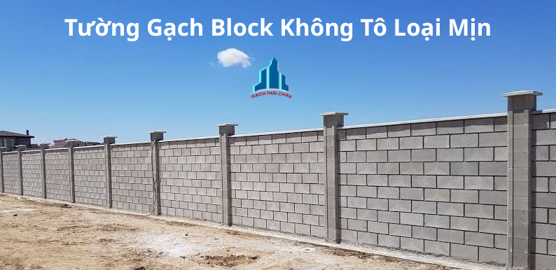 Tường Gạch Block Không Tô – Xu Hướng Xây Dựng Mới Với Gạch Block Mịn